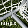 Quickplay Pro ALU Match Soccer Goal - Football Goal with Knotted Mesh ...