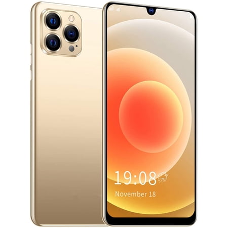 Bmatwk IP12 PRO+ Unlocked Android Smartphone,6.26" Waterdrop Full ...