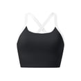 Annhoo Sports Bras for Women High Support Wireless Padded Square Neck ...