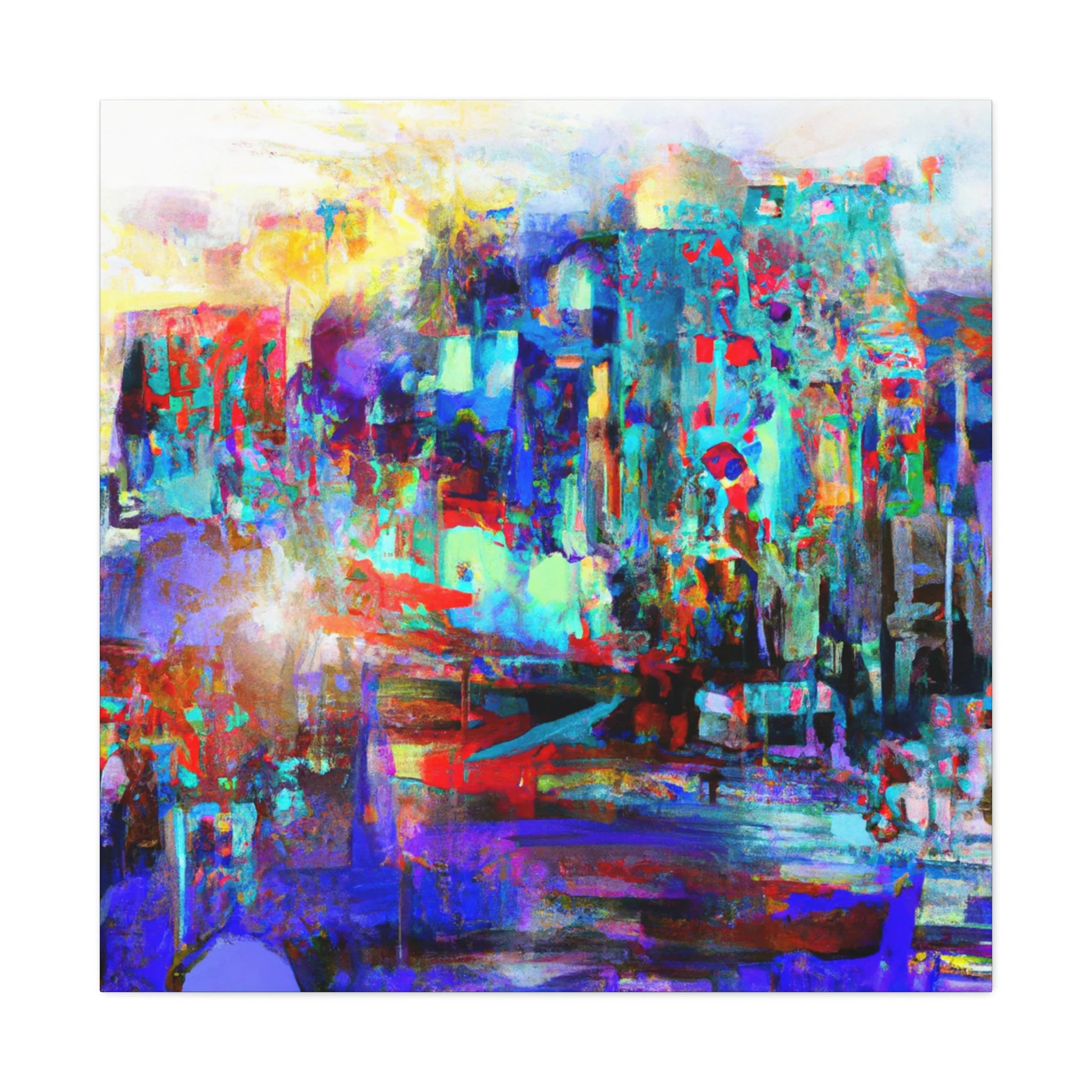 Modern Abstract Expressionism - Canvas - Walmart.com