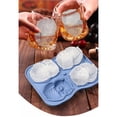 Clearance Under $5, 1 Pack Owl Shaped Silicone Ice Cube Tray, 4-Cavity ...