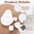 Uxcell 60 Pack Plastic Hole Plug, 1/2" (12mm) OD PE Round Tubing End ...