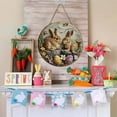 Easter Themed Wooden Rabbit Hanging Welcome Door Plaque, Wall ...