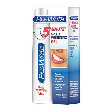 Plus White 5 Minute Premier Whitening System - Teeth Brushing Kit, Gel ...