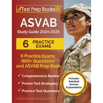 ASVAB Study Guide: Prep Book & Practice Test Questions (Paperback ...