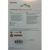 SanDisk Ultra PLUS - Flash memory card - 64 GB - UHS Class 1 / Class10 - SDXC UHS-I - Walmart.com