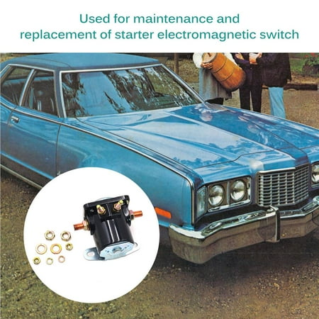 Functional Hot Rod Starter Stainless Starter Solenoid Switch Rustproof ...