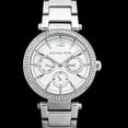 Michael Kors Multi-Functions Quartz Silver Dial Stainless Steel Ladies ...