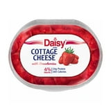 Daisy Cottage Cheese with Strawberries, 4% Milkfat, 6 oz Cup ...