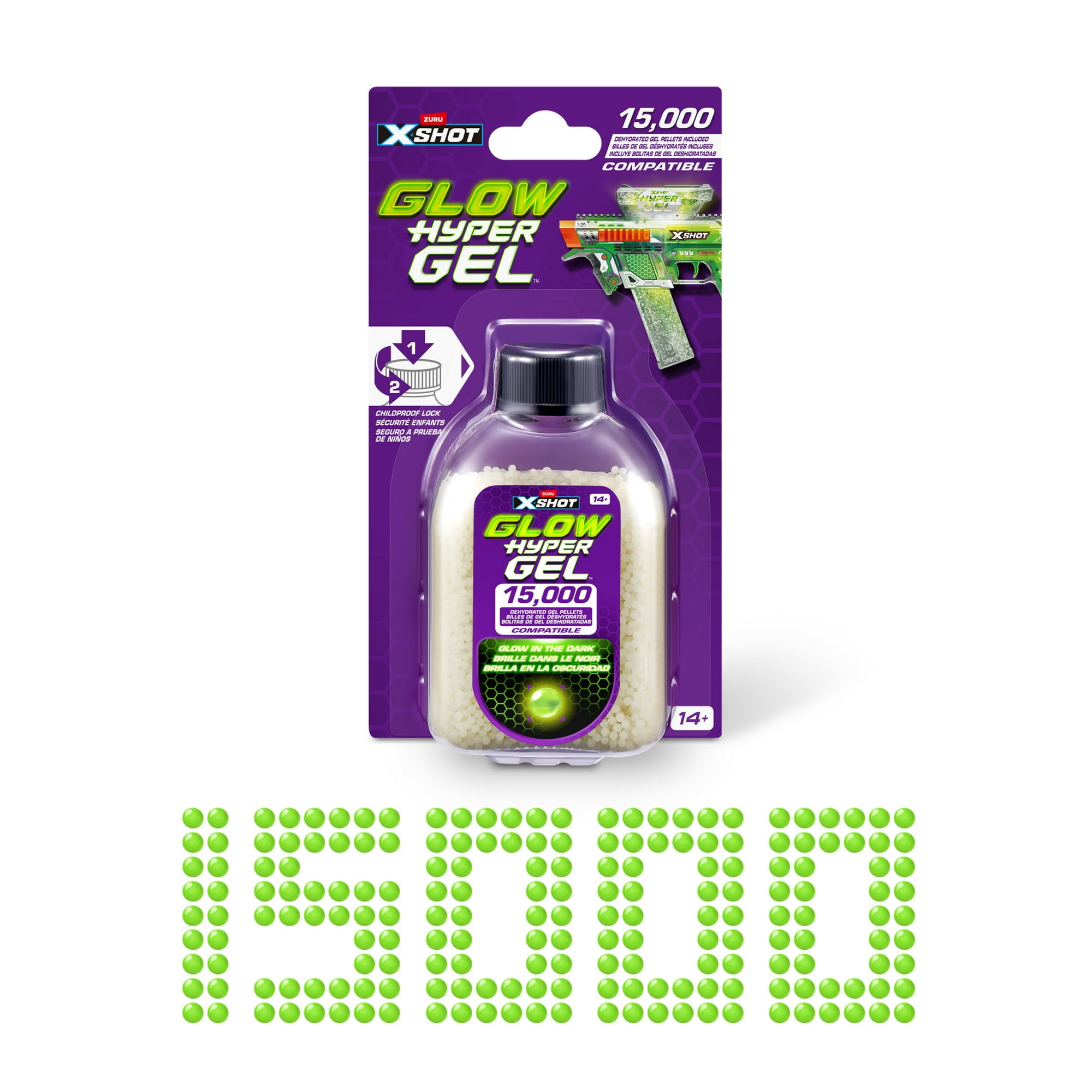 Click here for Xshot Hyper Gel Glow Pellet Refill Pack (15 000 Hy... prices
