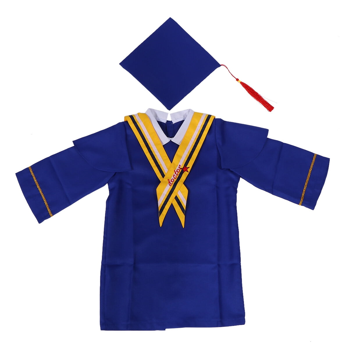 KAKOWELY Conjunto de 2 piezas en 1: toga y bata de graduación, disfraz ...