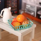 Farfi Miniature Basket Durable Collectible Lightweight 1:12 Scale ...