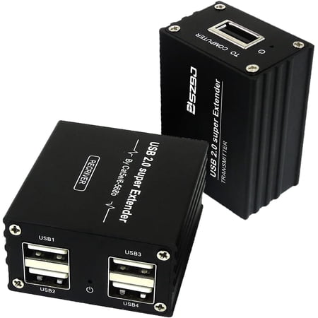 SZBJ USB Extender Over RJ45 Cat5E/6 up to 230ft Ethernet Cable Extender ...