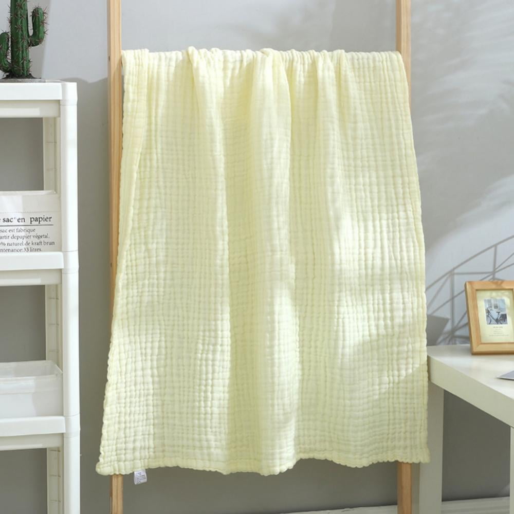 Bath Towels- Super Soft 100% Cotton Muslin Blanket Delicate Skin ...