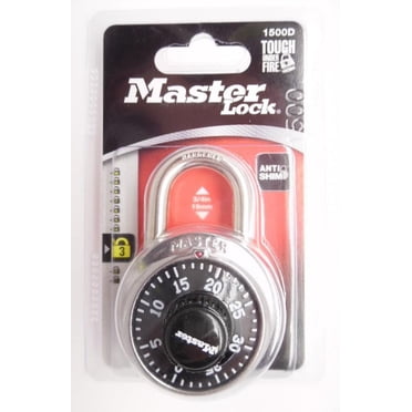 LOCK STEEL COMBINATION 50MM HEAVY DUTY BLACK OR BLUE DIAL, Case Pack of ...