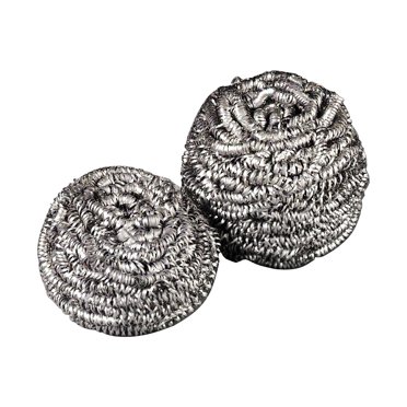 AmerCareRoyal Stainless Steel Sponge, Polybagged, 1.50 oz, Gray, 12 ...