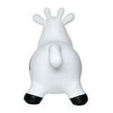 White Cow Bounce & Ride-on Inflatable Hopper Toy with Pump - Walmart.com