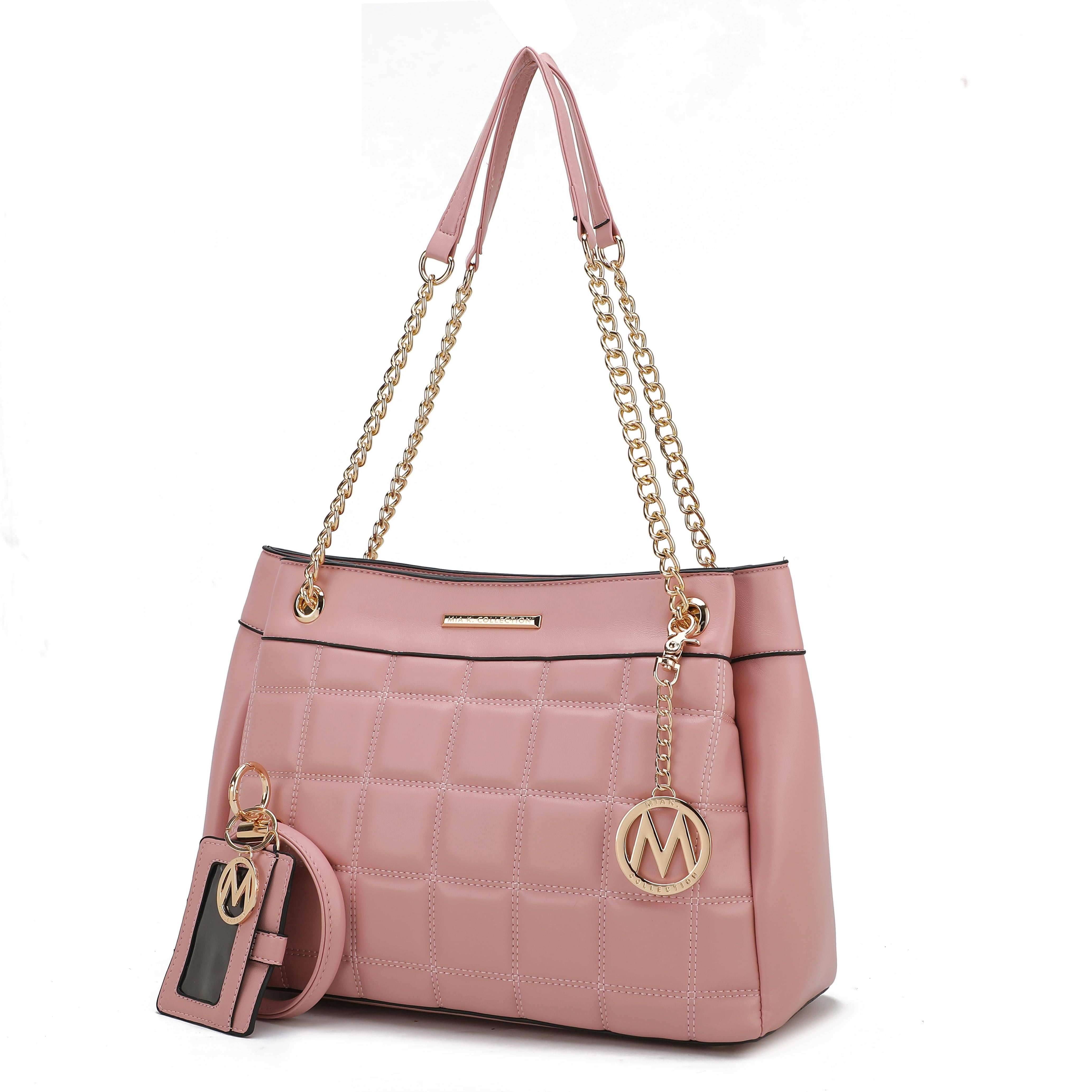 MKF Collection Mabel Women's Shoulder Bag with Keychain & Card Holder ...