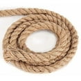 1/2 Inch 164 Feet Natural Jute Rope, 12mm Thick Twisted Hemp Twine ...