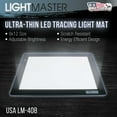 "Lightmaster Ultra-Thin 9"" x 12"" LED Light Box with USB Power Adapter ...