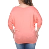 Women's Plus Size Dolman Top - Walmart.com