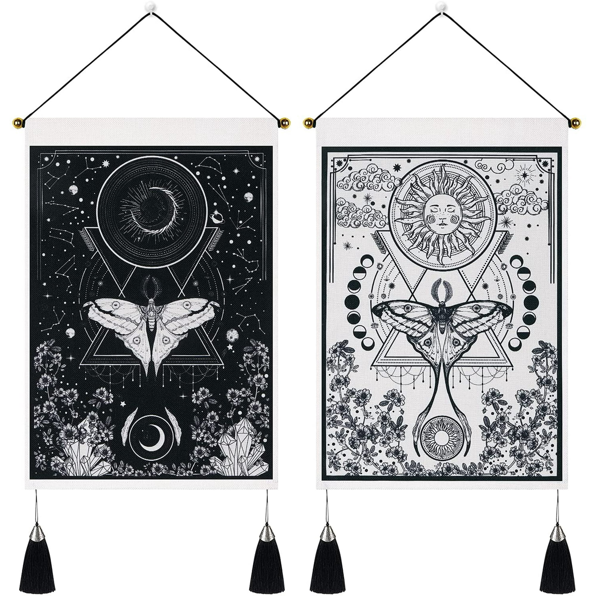 Click here for Zctt Pack Of 2 Tapestry Sun And Moon Tapestry Moth... prices