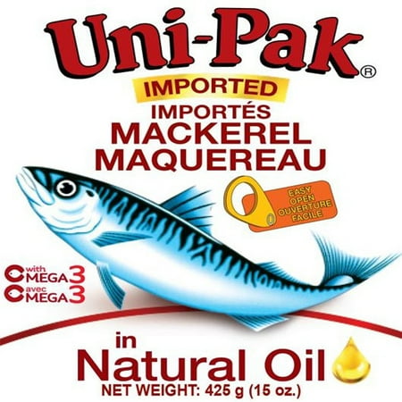 UNIPAK Mackerel in Natural Oil, 425g | Walmart Canada