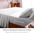 Extra Deep California King Sheets - 4 PC Iconic Collection Bedding ...