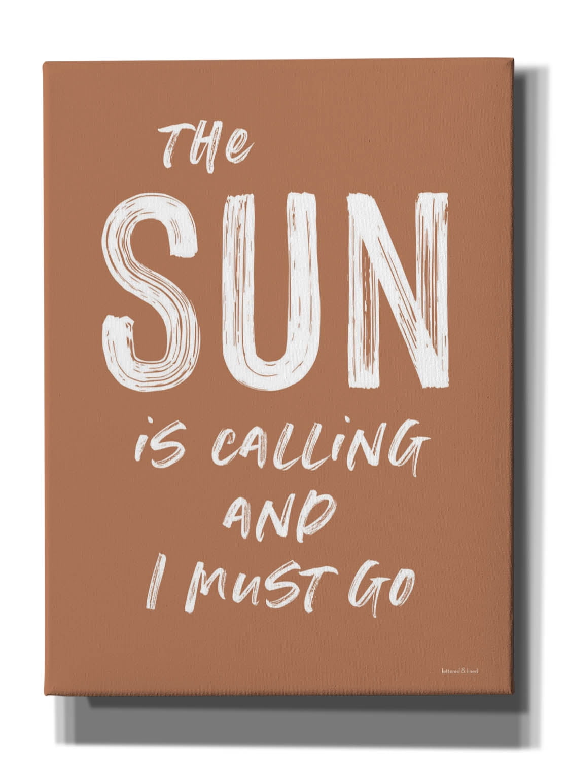 Epic Graffiti 'The Sun is Calling' by Lettered & Lined, Giclee Canvas ...