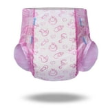 Littleforbig Adult Diaper 10 Pieces - Nursery Pink Diapers - Walmart.com