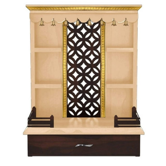 Designer Wooden Mandir For Home And Office | Temple For Home | Pooja ...
