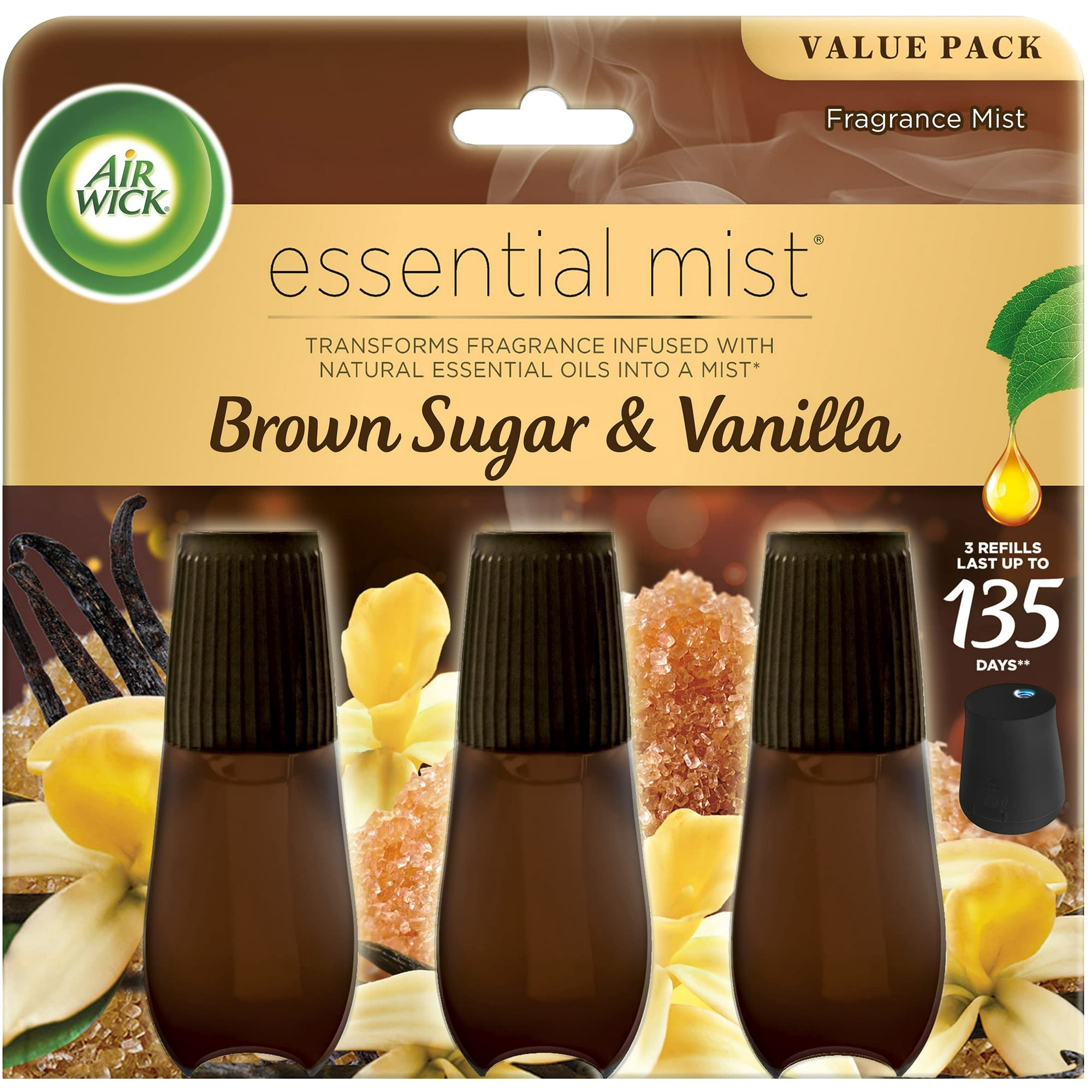 Click here for Air Wick Essential Mist Refill  3ct  Brown Sugar &... prices