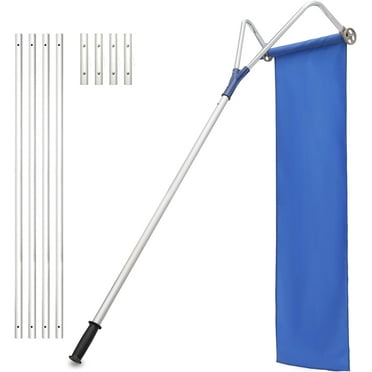 Gymax 21ft Lightweight Snow Shovel/Roof Rake Remover with Adjustable ...