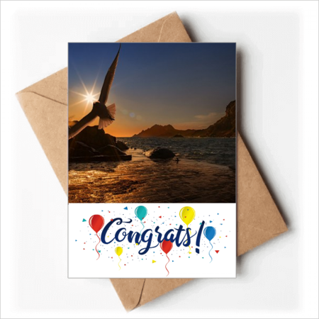 Ocean Eagle Science Nature Picture Wedding Cards Congratulations ...