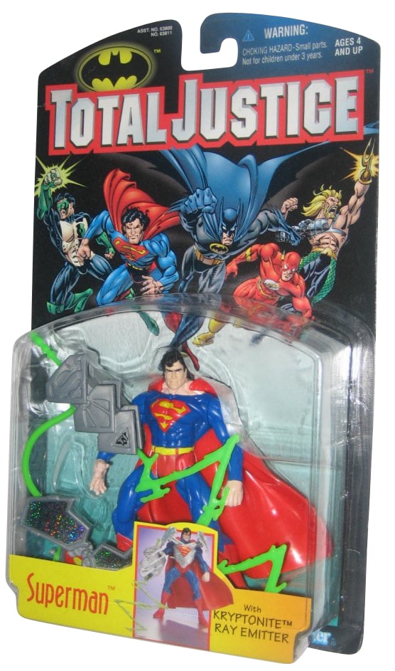 DC Comics Total Justice League Superman Kenner Action Figure w ...