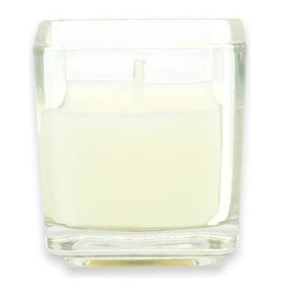 Ivory Square Glass Votive Candles -12pc-Box - Walmart.com