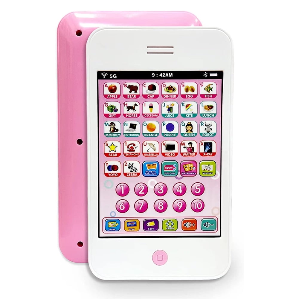 Baby Phone /Kids Tablet Learn Alphabets Words Numbers Music ABC ...