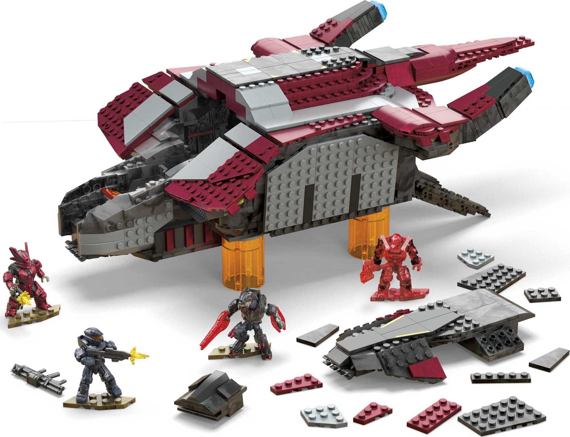 Buy MEGA Halo Banished Phantom Aircraft Halo Infinite Building Set ages ...