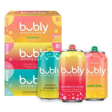 bubly Sparkling Water Variety Pack, 12 fl. oz., 24 pk. - Samsclub.com