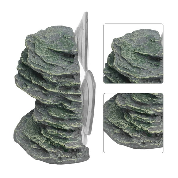 EOTVIA Aquarium Rock Ornament,Resin Tortoise Climbing Dock,Tortoise ...