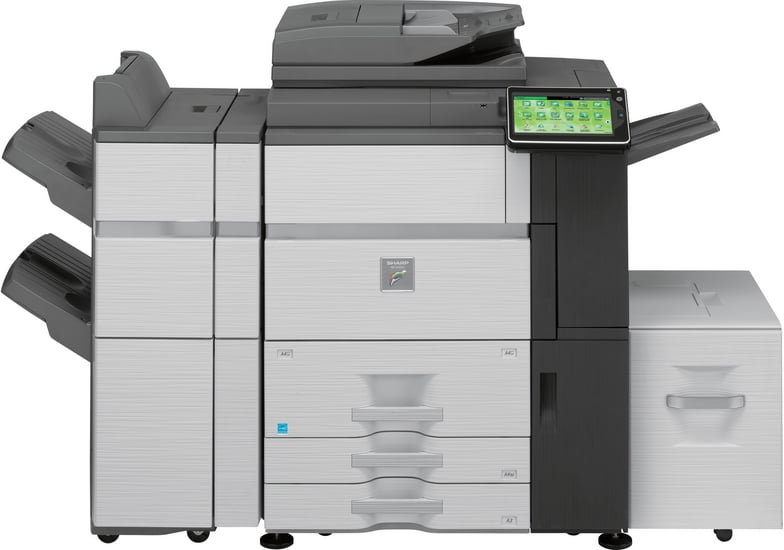 Restored Sharp MX-7040N High-Speed Color Laser Multifunction Printer ...