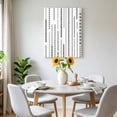 Canvas Wall Art Eclectic Stripes Canvas Art Print Art Deco White Black ...