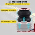 Air Jack, 3 Ton/6600 lbs Triple Bag Air Jack, Air Bag Jack Lift Up to ...