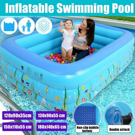 4 Sizes Family Swimming Pool ,Garden Outdoor Summer Inflatable Kids ...