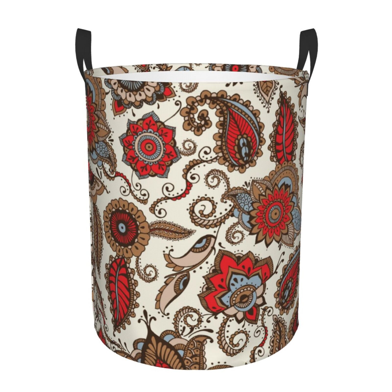 ZNDUO Round Laundry Basket, Waterproof Collapsible Laundry Baskets with ...