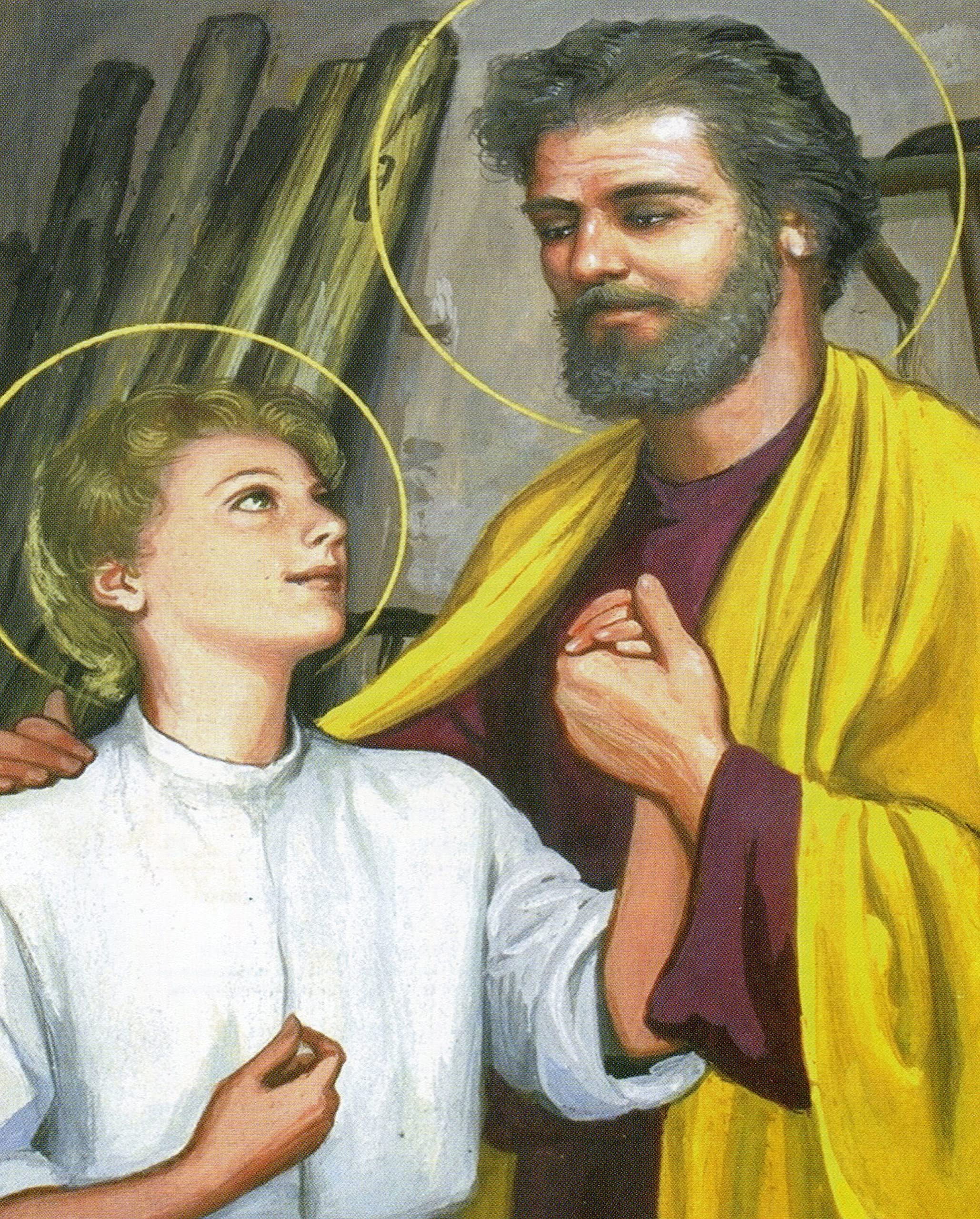 Catholic print picture - St Joseph N - 8" x 10" ready to be framed ...