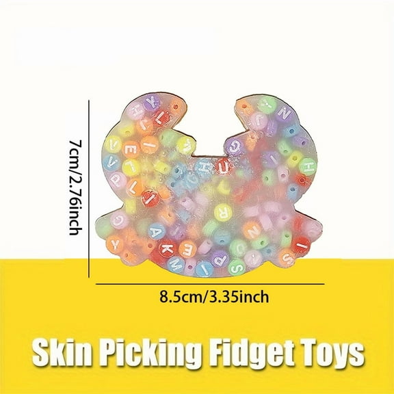 SPOKKI 4 Pcs Picky Pads, Silicone Fidget Toys for Adults and Kids, 8cm ...