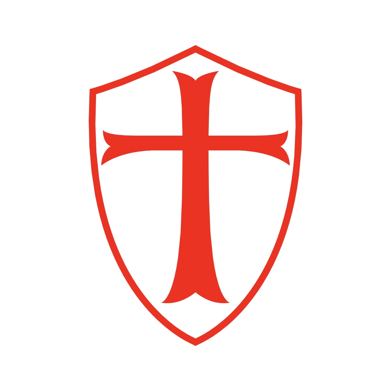 Knight's Templar Shield Sticker Decal Die Cut - Self Adhesive Vinyl ...