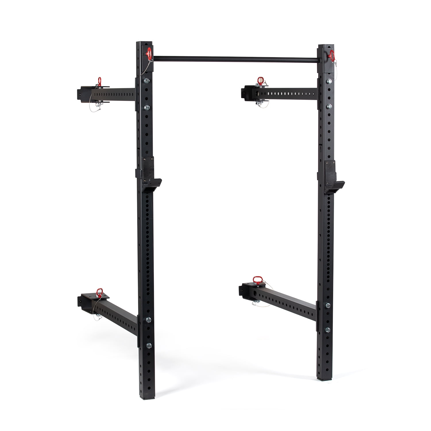 Titan Fitness X-3 Series 82-inch Wall Mounted Folding Power Rack, Space ...