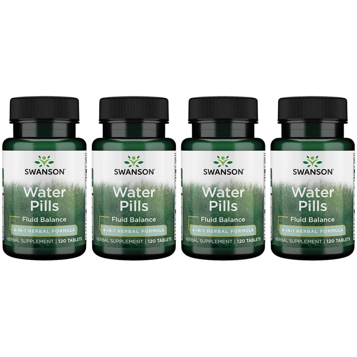Swanson Water Pills 120 Tabs 4 Pack - Walmart.com